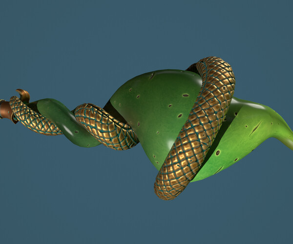 ArtStation - Snake mace | Game Assets