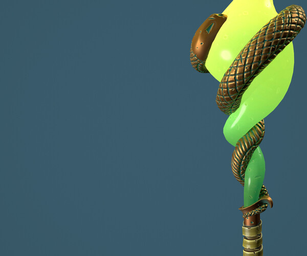 ArtStation - Snake mace | Game Assets