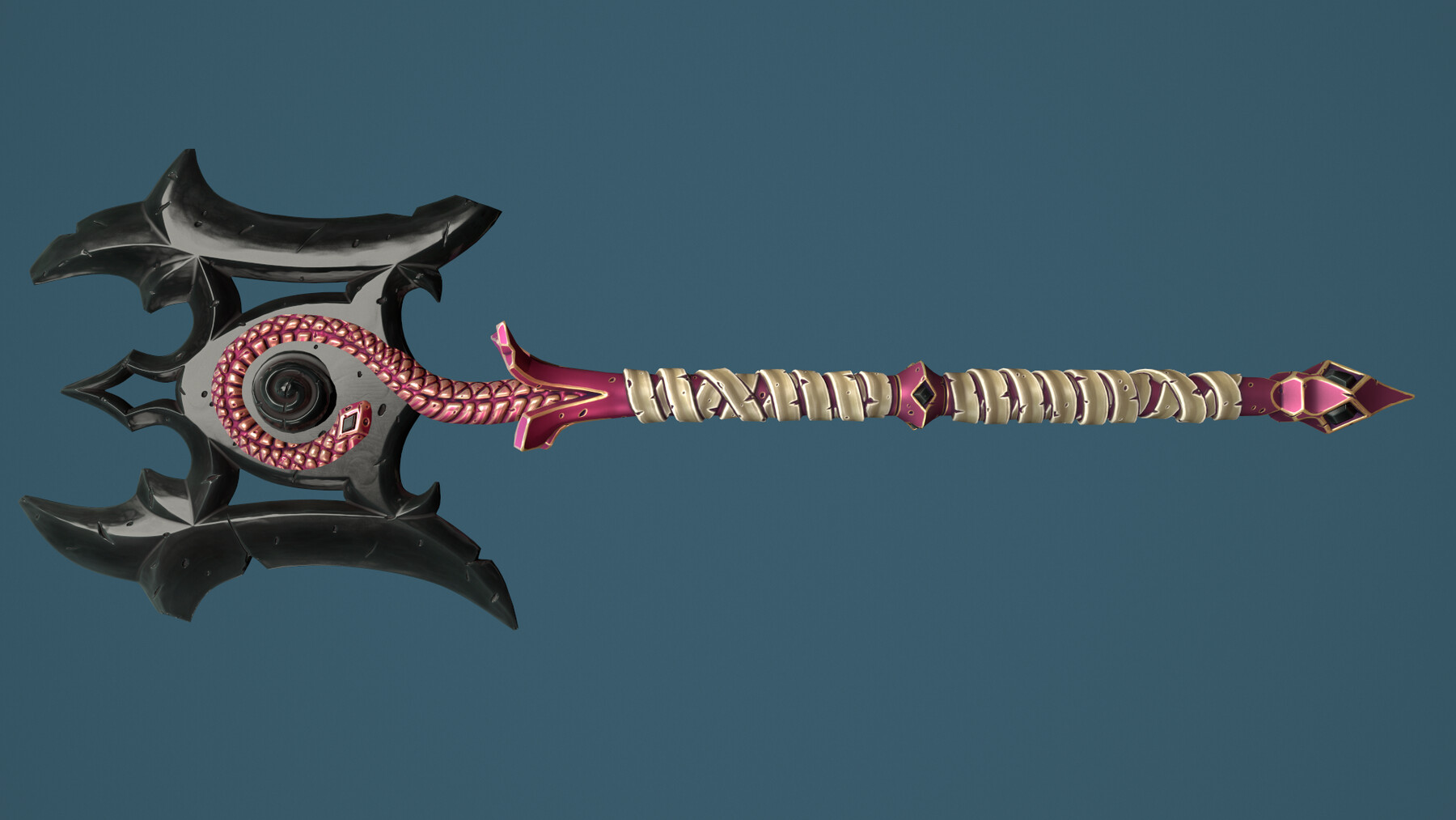 ArtStation - Snake poleaxe | Game Assets