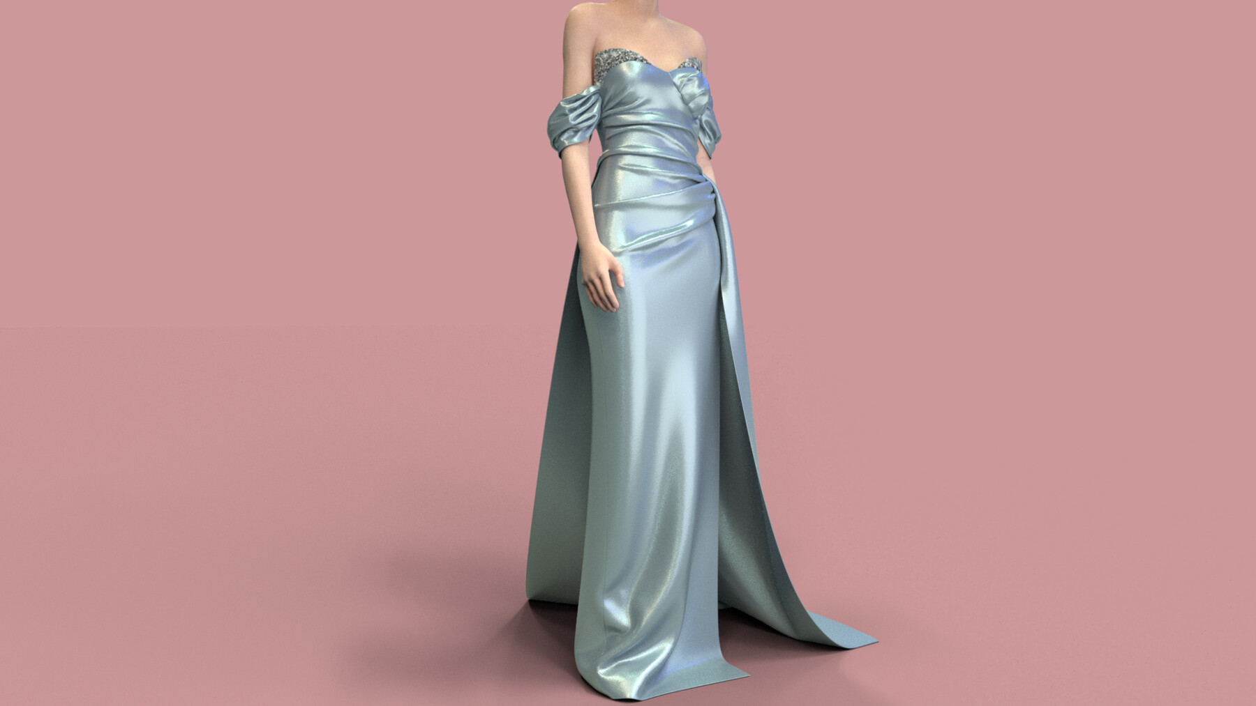 ArtStation - Realistic Model Of Female Dress | Game Assets
