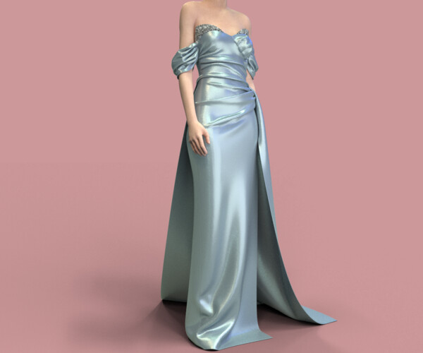 ArtStation - Realistic Model Of Female Dress | Game Assets