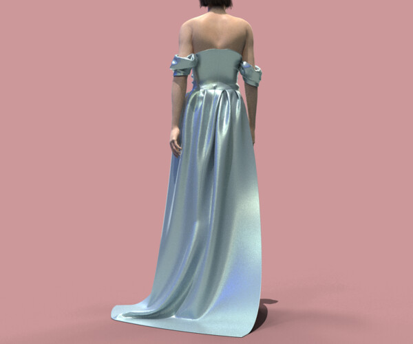 ArtStation - Realistic Model Of Female Dress | Game Assets