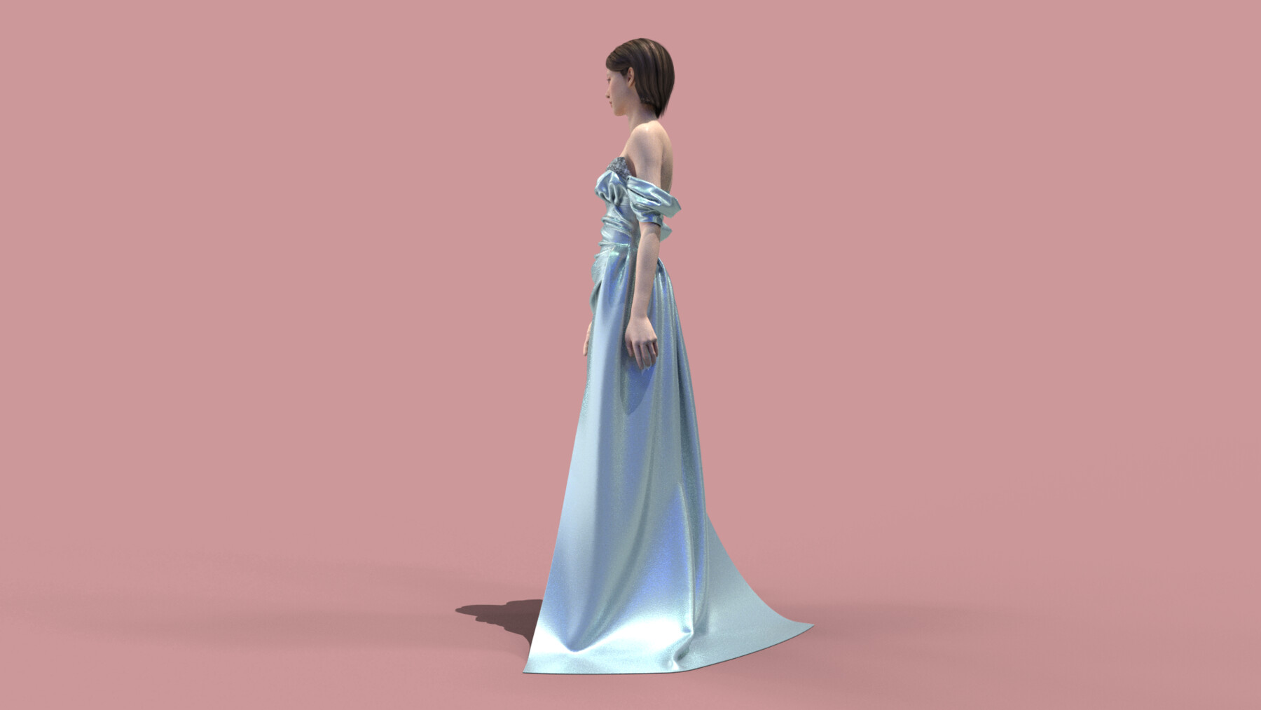 ArtStation - Realistic Model Of Female Dress | Game Assets