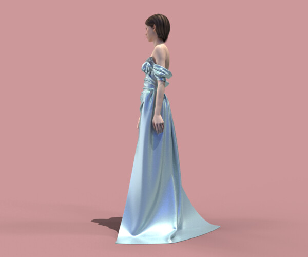 ArtStation - Realistic Model Of Female Dress | Game Assets