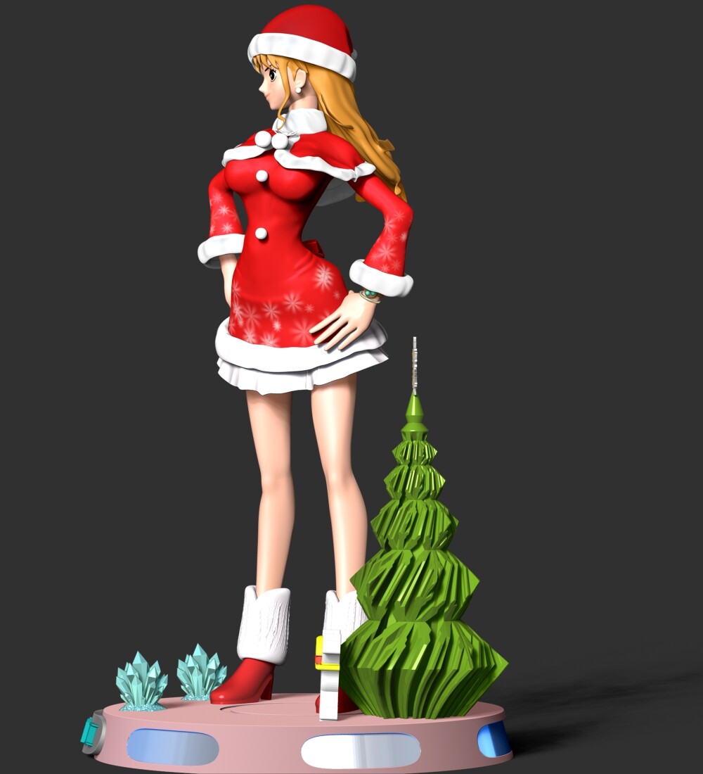 ArtStation - Nami Xmas - One Piece | Resources
