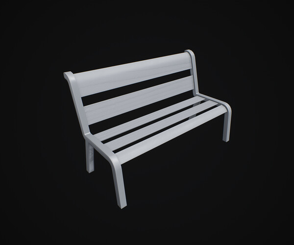 ArtStation - Stylized Wooden Bench | Game Assets
