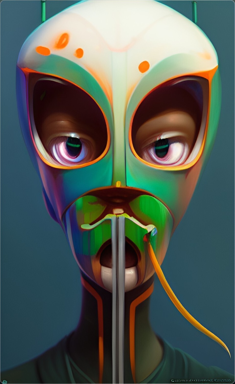 ArtStation - Squid Game Mask Creative 511 jpg wombo art | Artworks