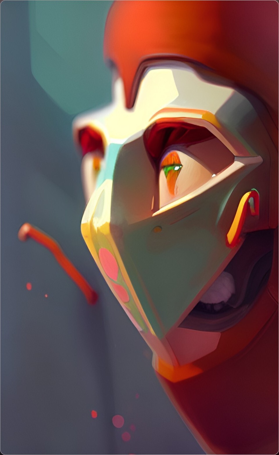 ArtStation - Squid Game Mask Creative 511 jpg wombo art | Artworks
