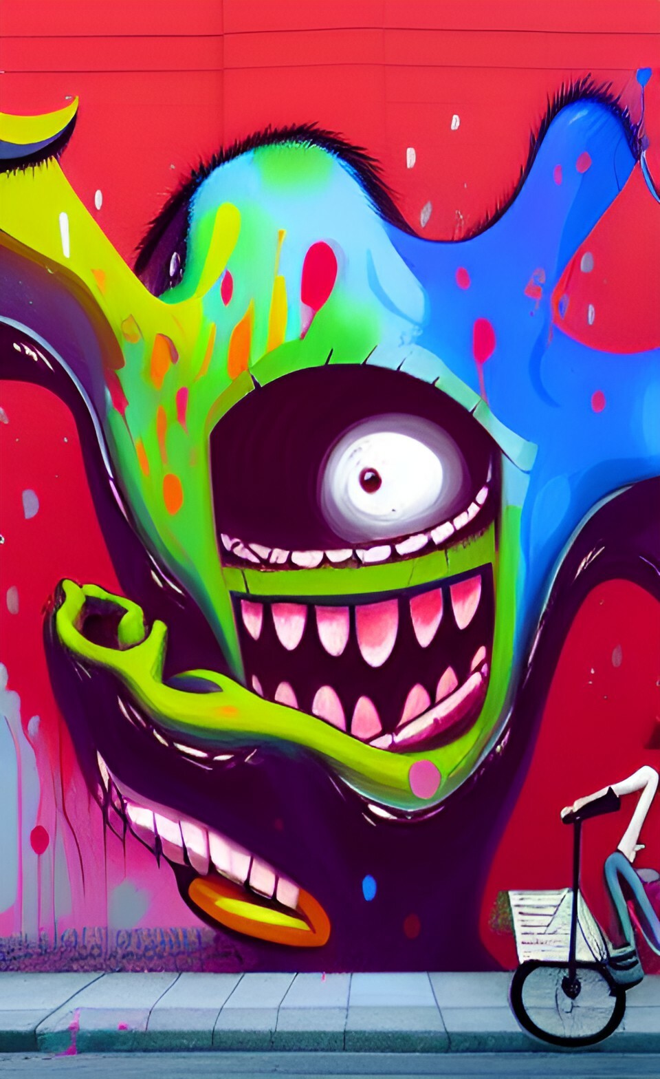 ArtStation - Monster Jazz Graffity Street art 311 jpg wombo art | Artworks