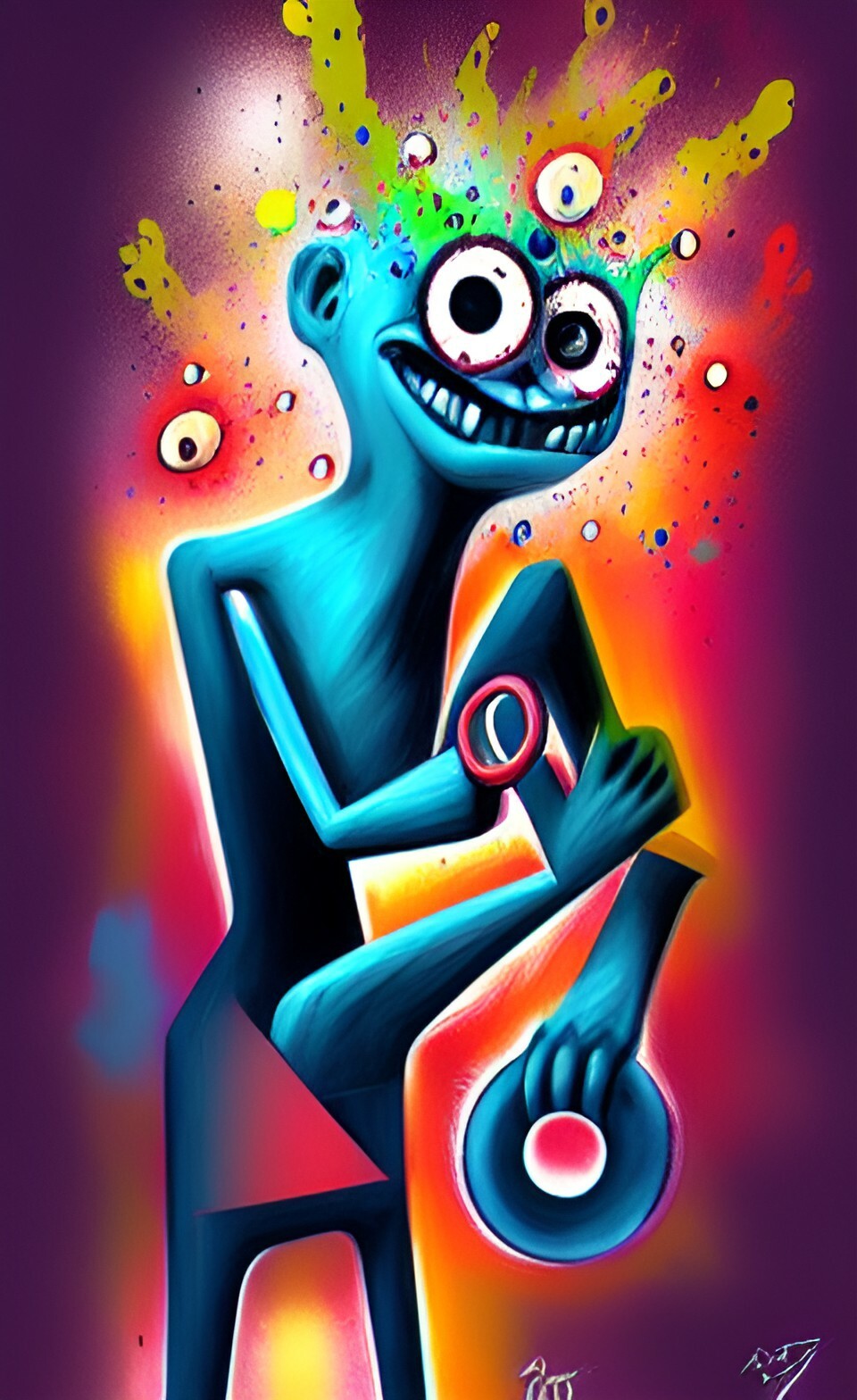 ArtStation - Monster Jazz Graffity Street art 311 jpg wombo art | Artworks