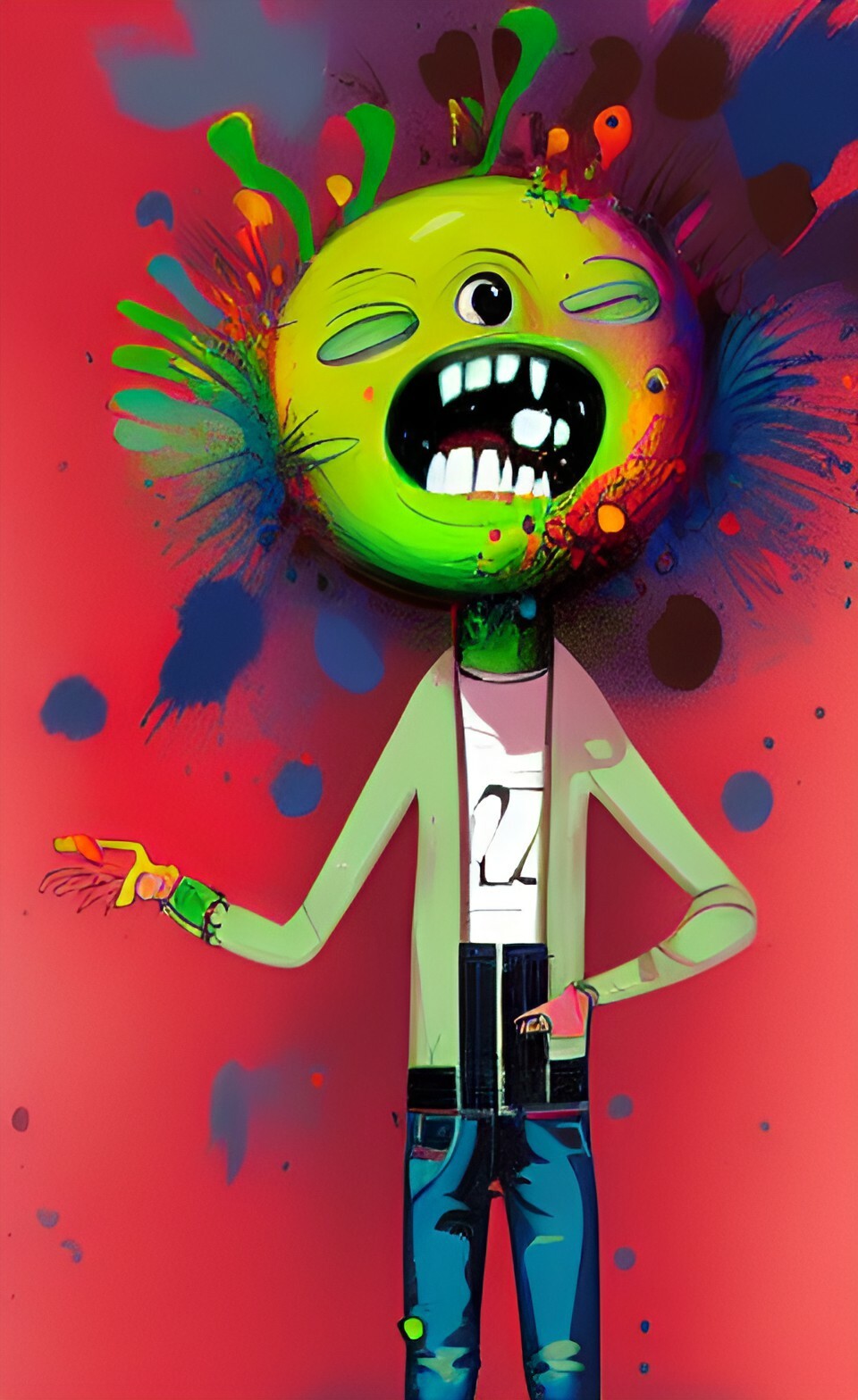ArtStation - Monster Jazz Graffity Street art 311 jpg wombo art | Artworks