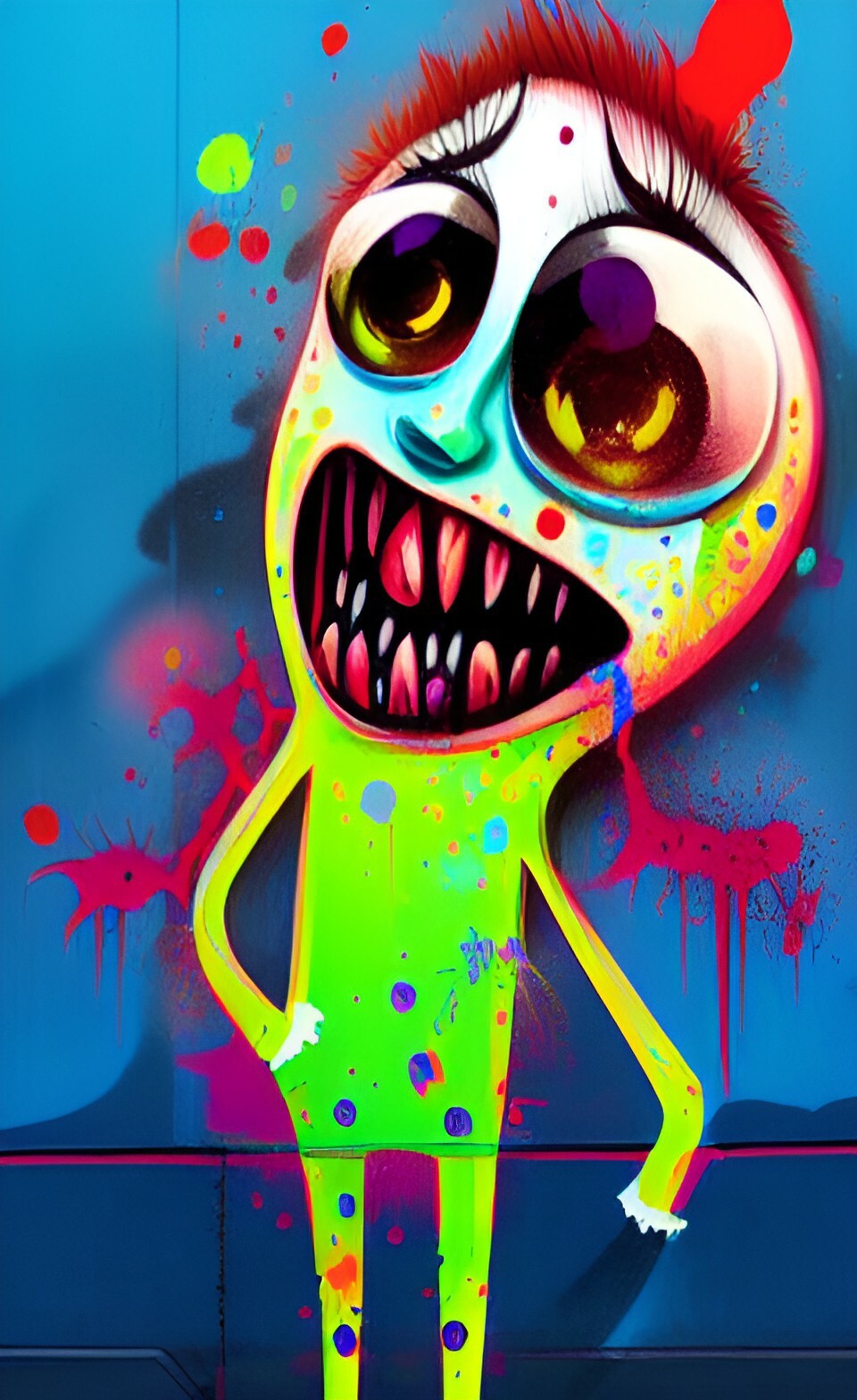 ArtStation - Monster Jazz Graffity Street art 311 jpg wombo art | Artworks