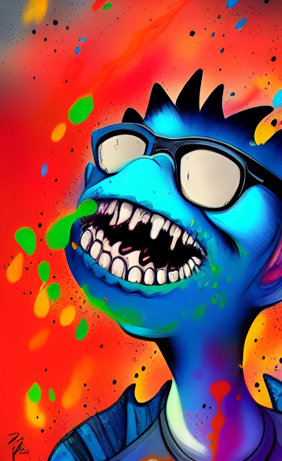 ArtStation - Monster Jazz Graffity Street art 311 jpg wombo art | Artworks