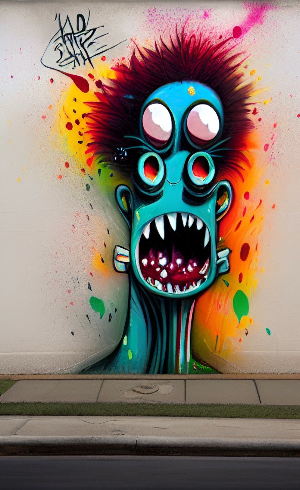 ArtStation - Monster Jazz Graffity Street art 311 jpg wombo art | Artworks