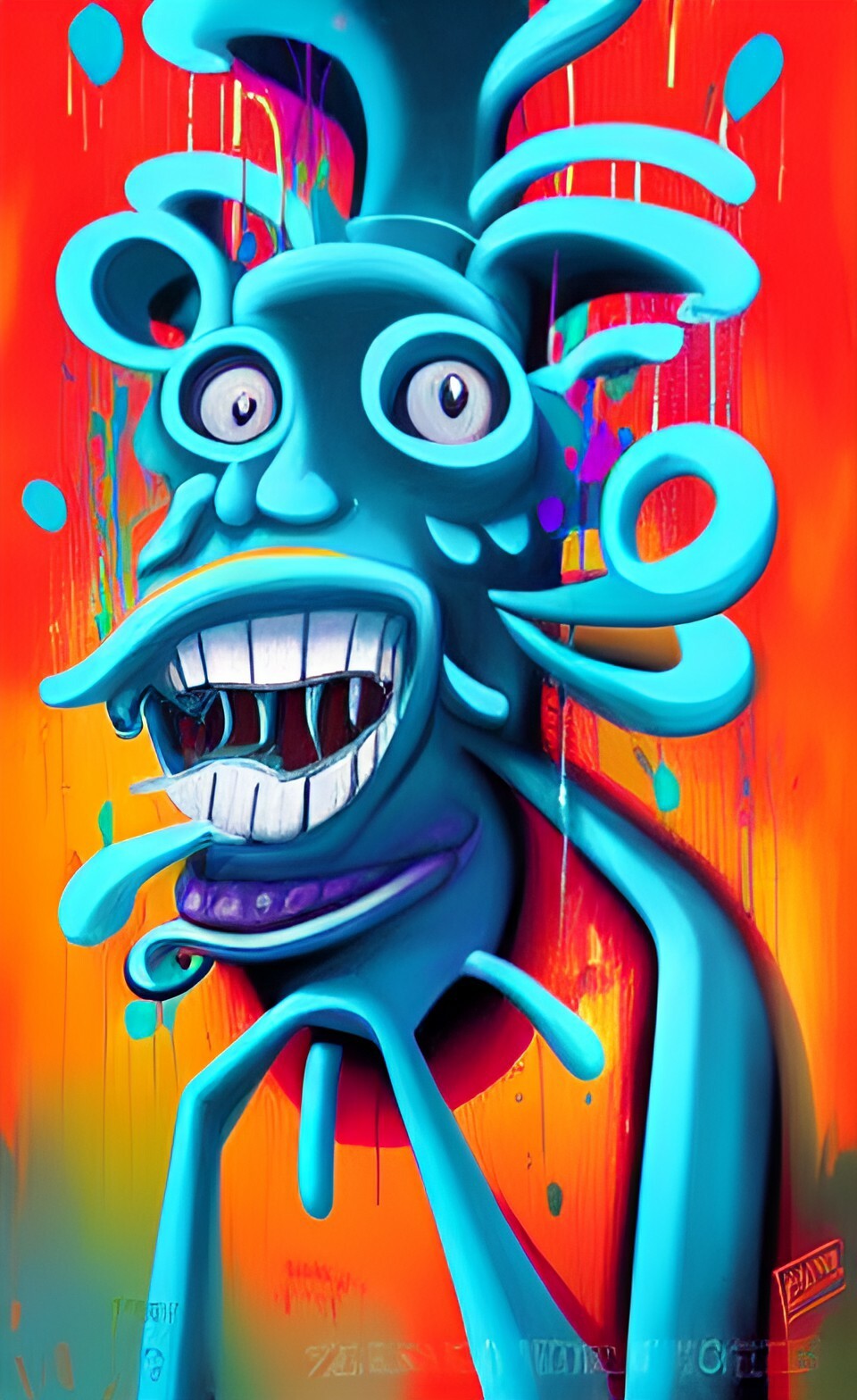 ArtStation - Monster Jazz Graffity Street art 311 jpg wombo art | Artworks