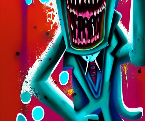 ArtStation - Monster Jazz Graffity Street art 311 jpg wombo art | Artworks