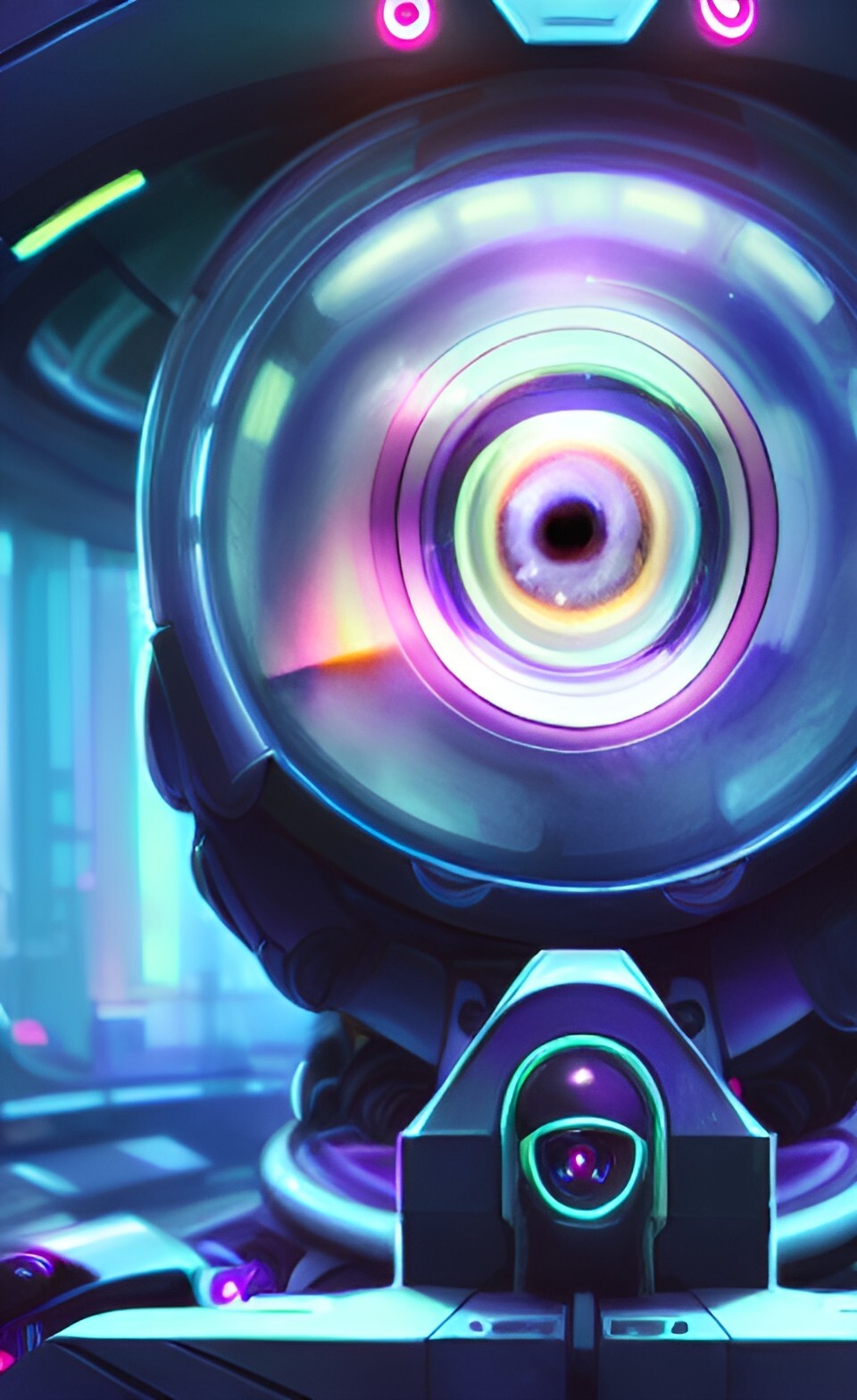 ArtStation - Eye Center Cyborg Factory 311jpg wombo art | Artworks