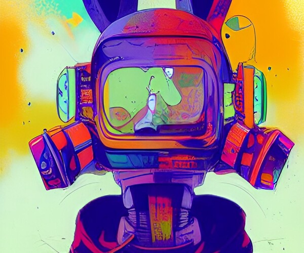 ArtStation - Ready rabbit sky command 468jpg wombo art | Artworks