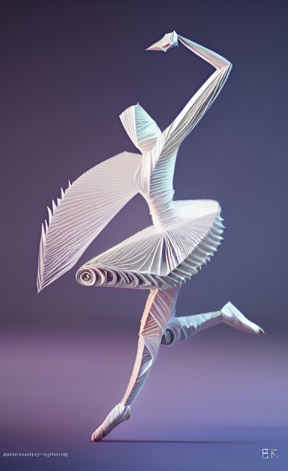 ArtStation - Dance of paper craft 2302jpg wombo art | Artworks