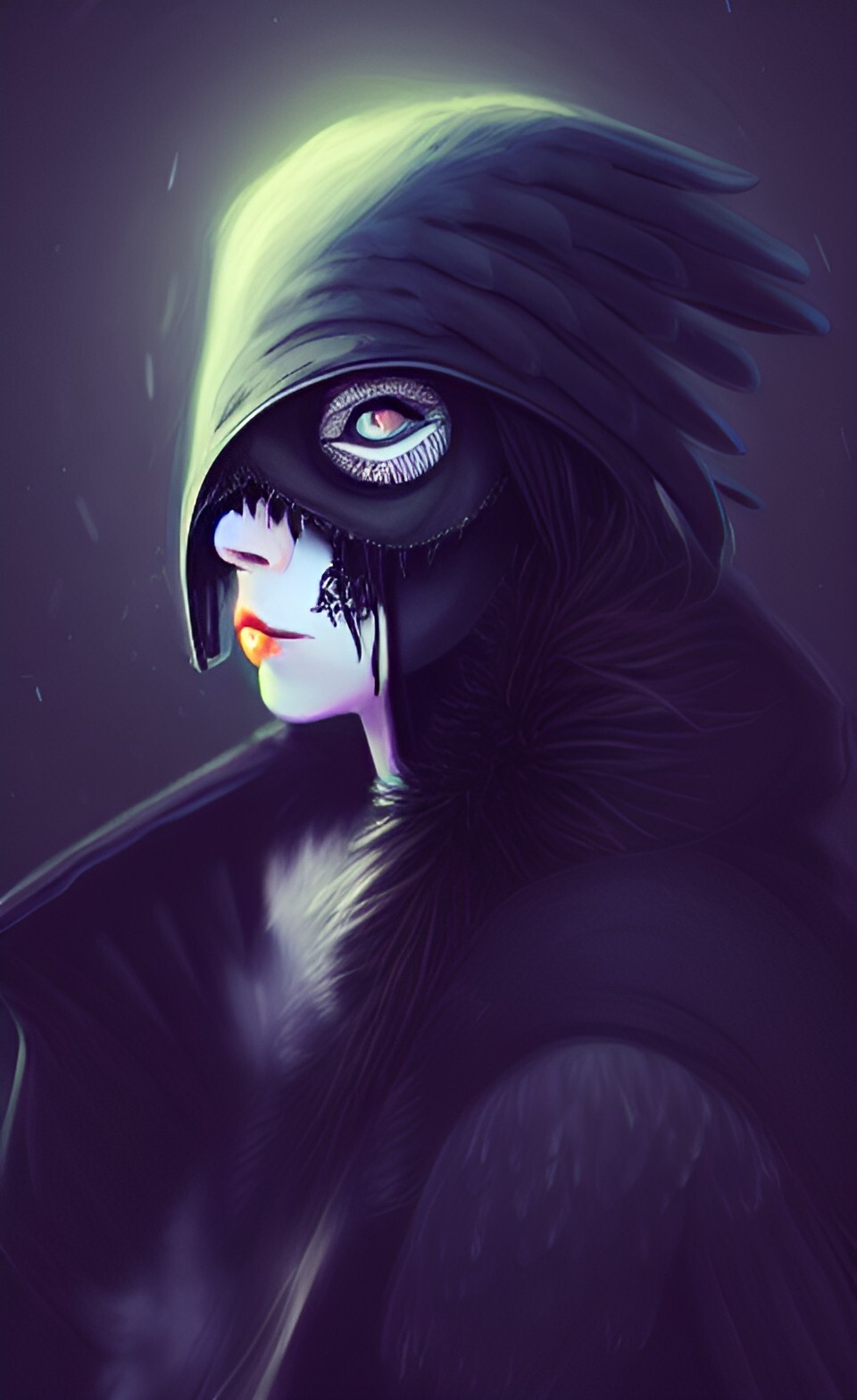 ArtStation - crow time 150 jpg wombo art | Artworks