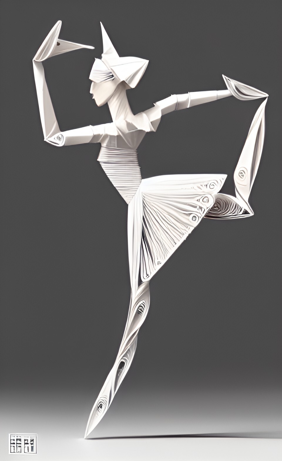 ArtStation - Dance of paper craft 2302jpg wombo art | Artworks