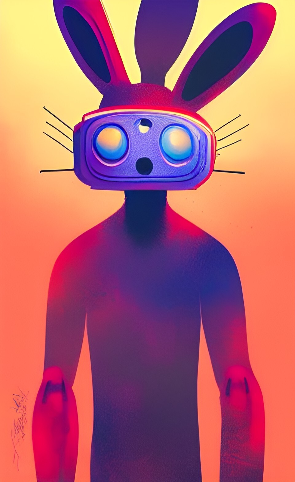 ArtStation - Ready rabbit sky command 468jpg wombo art | Artworks