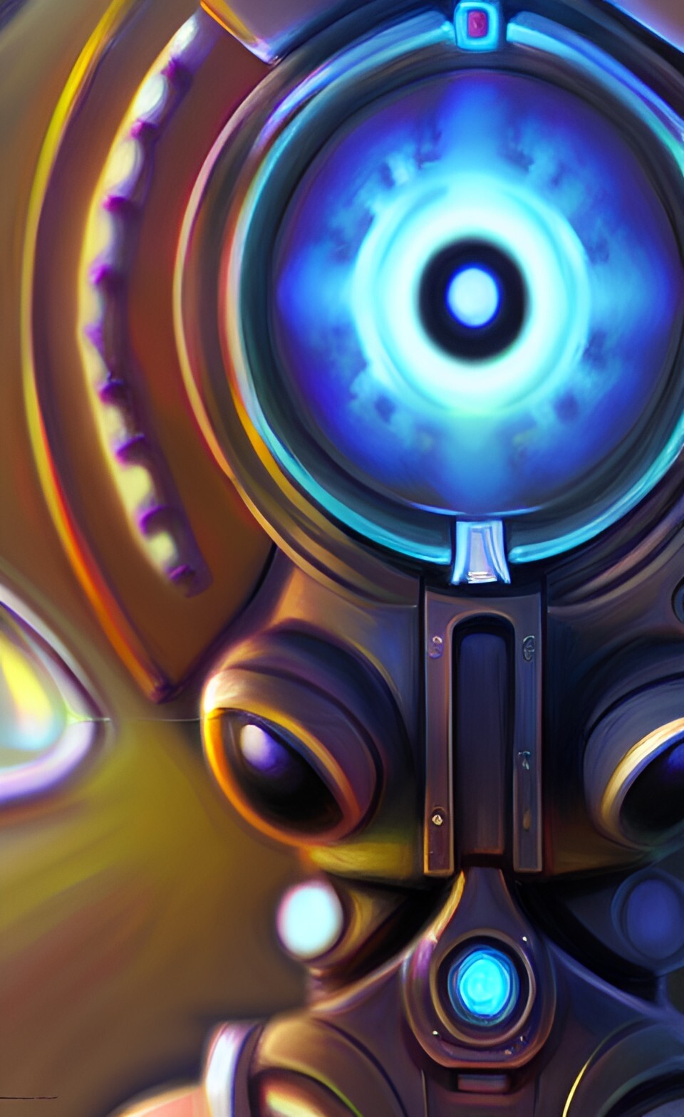 ArtStation - Eye Center Cyborg Factory 311jpg wombo art | Artworks