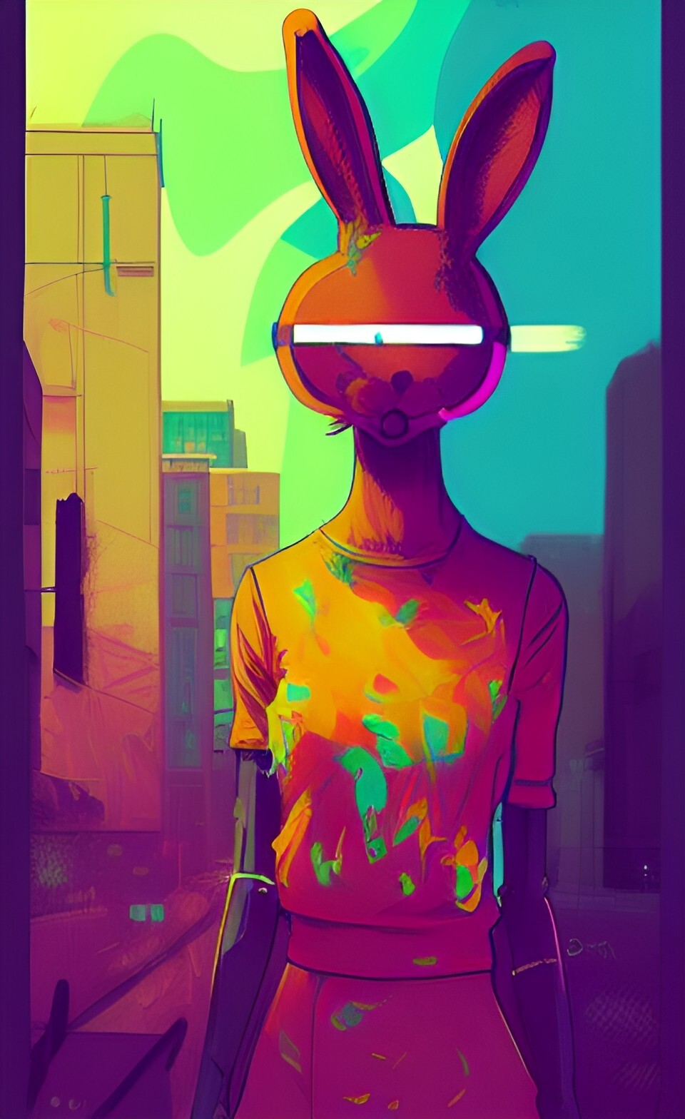 ArtStation - Ready rabbit sky command 468jpg wombo art | Artworks