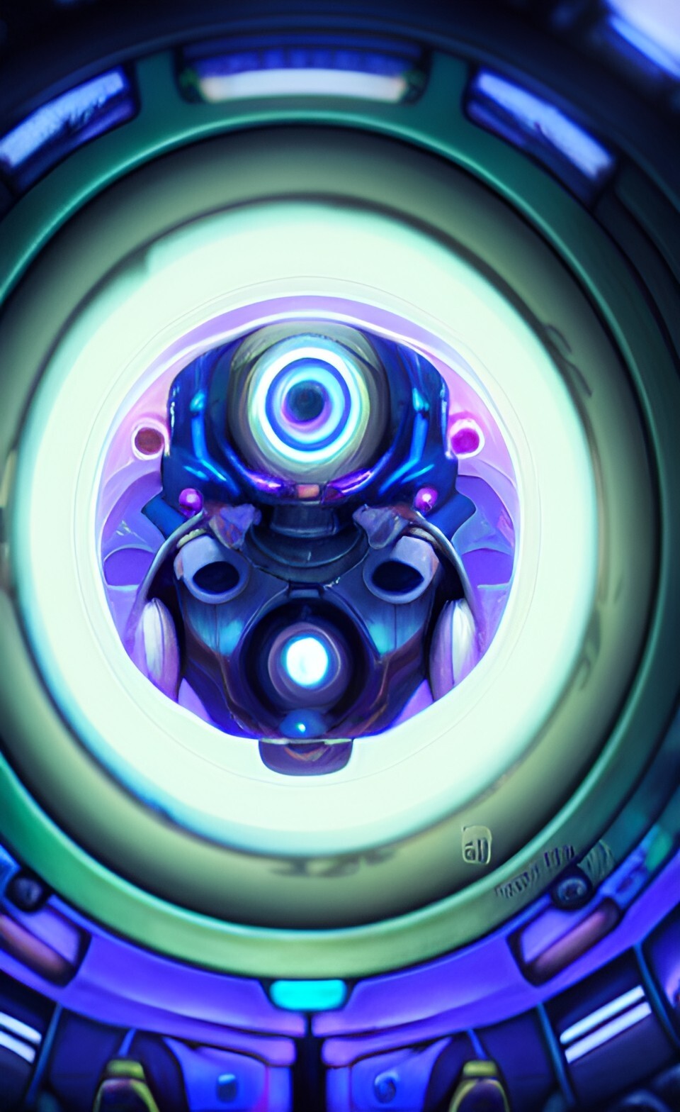 ArtStation - Eye Center Cyborg Factory 311jpg wombo art | Artworks