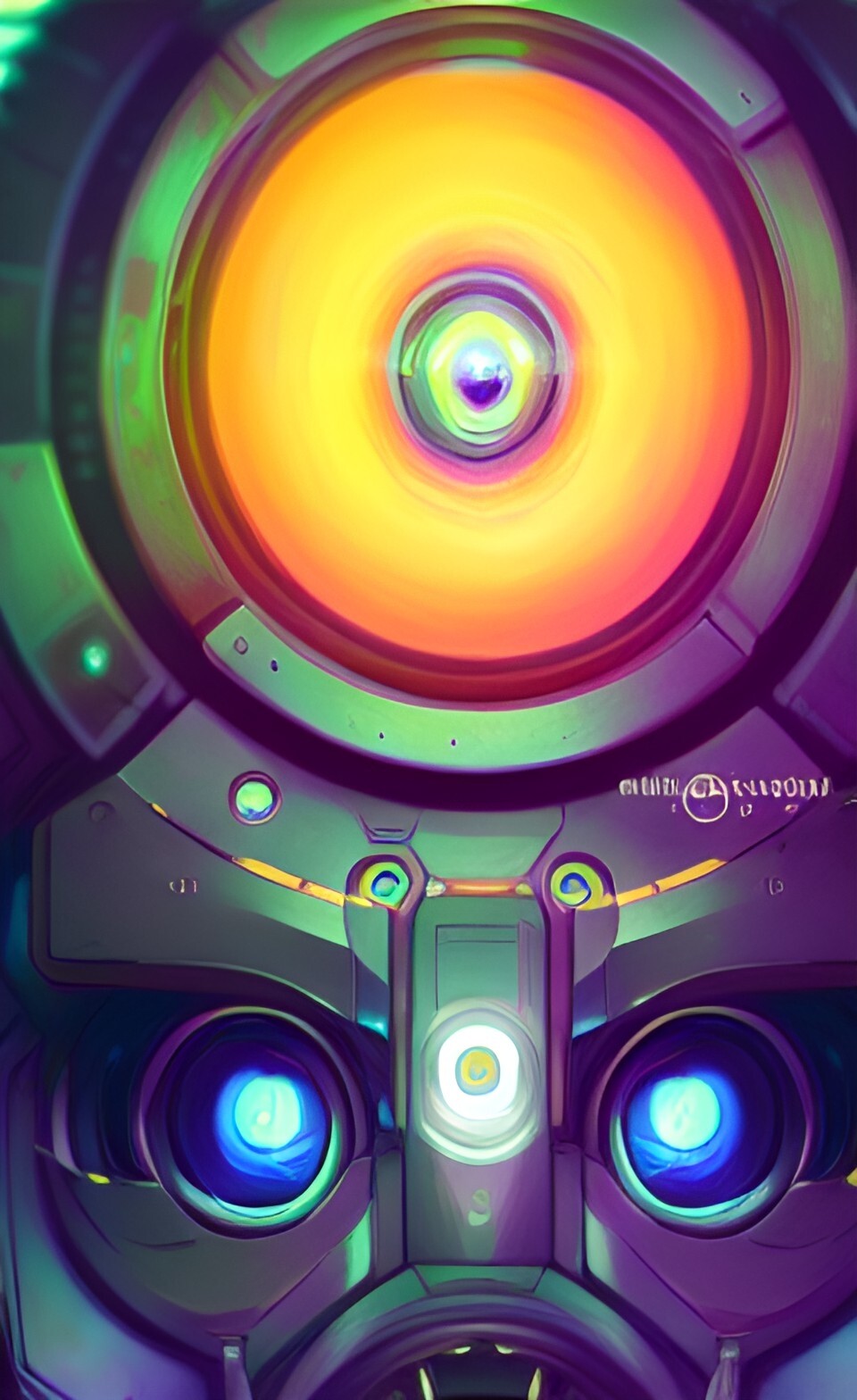 ArtStation - Eye Center Cyborg Factory 311jpg wombo art | Artworks