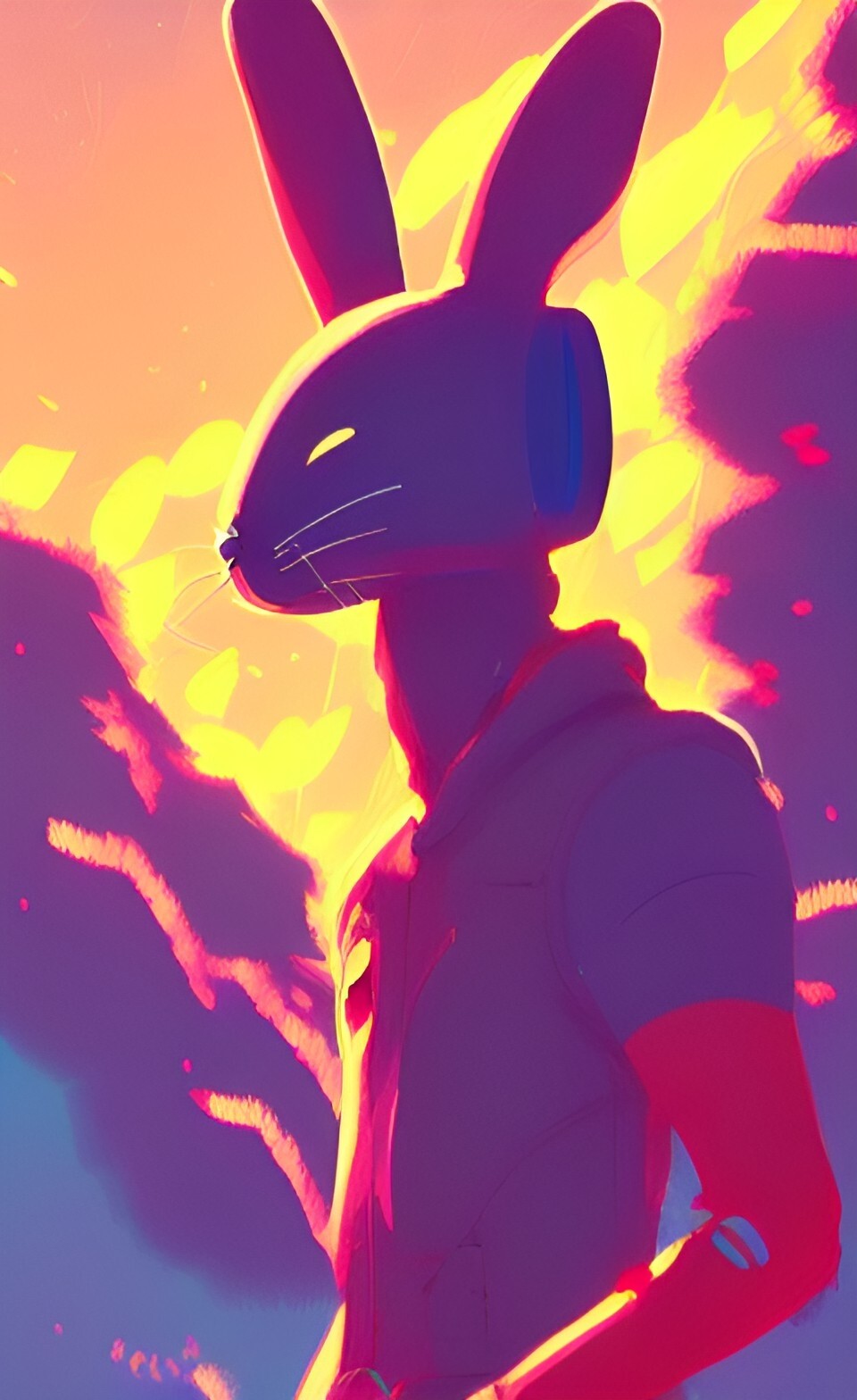 ArtStation - Ready rabbit sky command 468jpg wombo art | Artworks