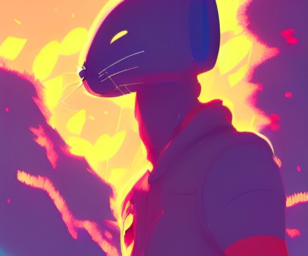 ArtStation - Ready rabbit sky command 468jpg wombo art | Artworks