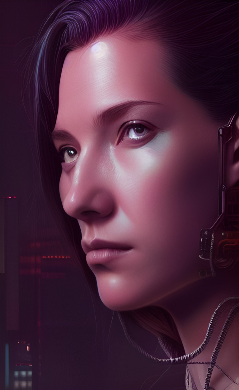 ArtStation - Cyber girl 136jpg wombo art | Artworks