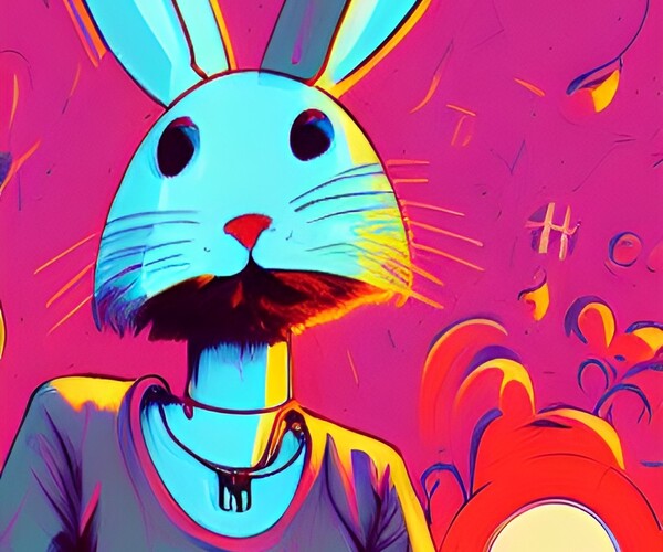 ArtStation - Ready rabbit sky command 468jpg wombo art | Artworks