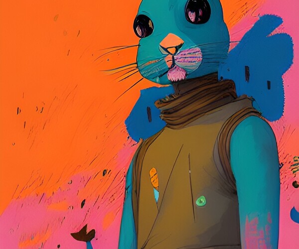 ArtStation - Ready rabbit sky command 468jpg wombo art | Artworks