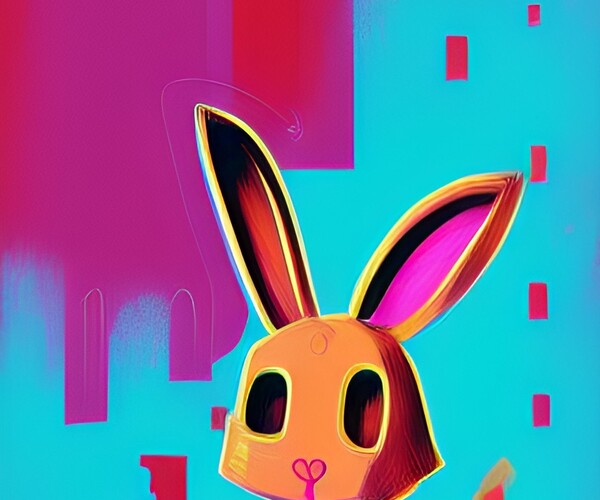 ArtStation - Ready rabbit sky command 468jpg wombo art | Artworks