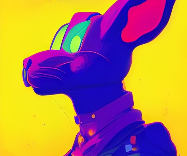ArtStation - Ready rabbit sky command 468jpg wombo art | Artworks