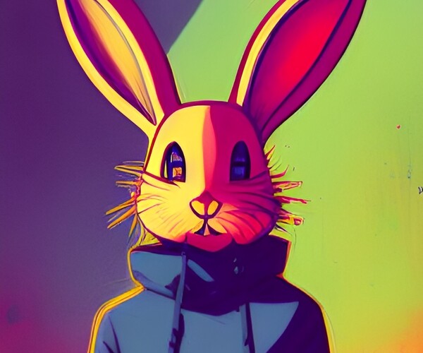 ArtStation - Ready rabbit sky command 468jpg wombo art | Artworks