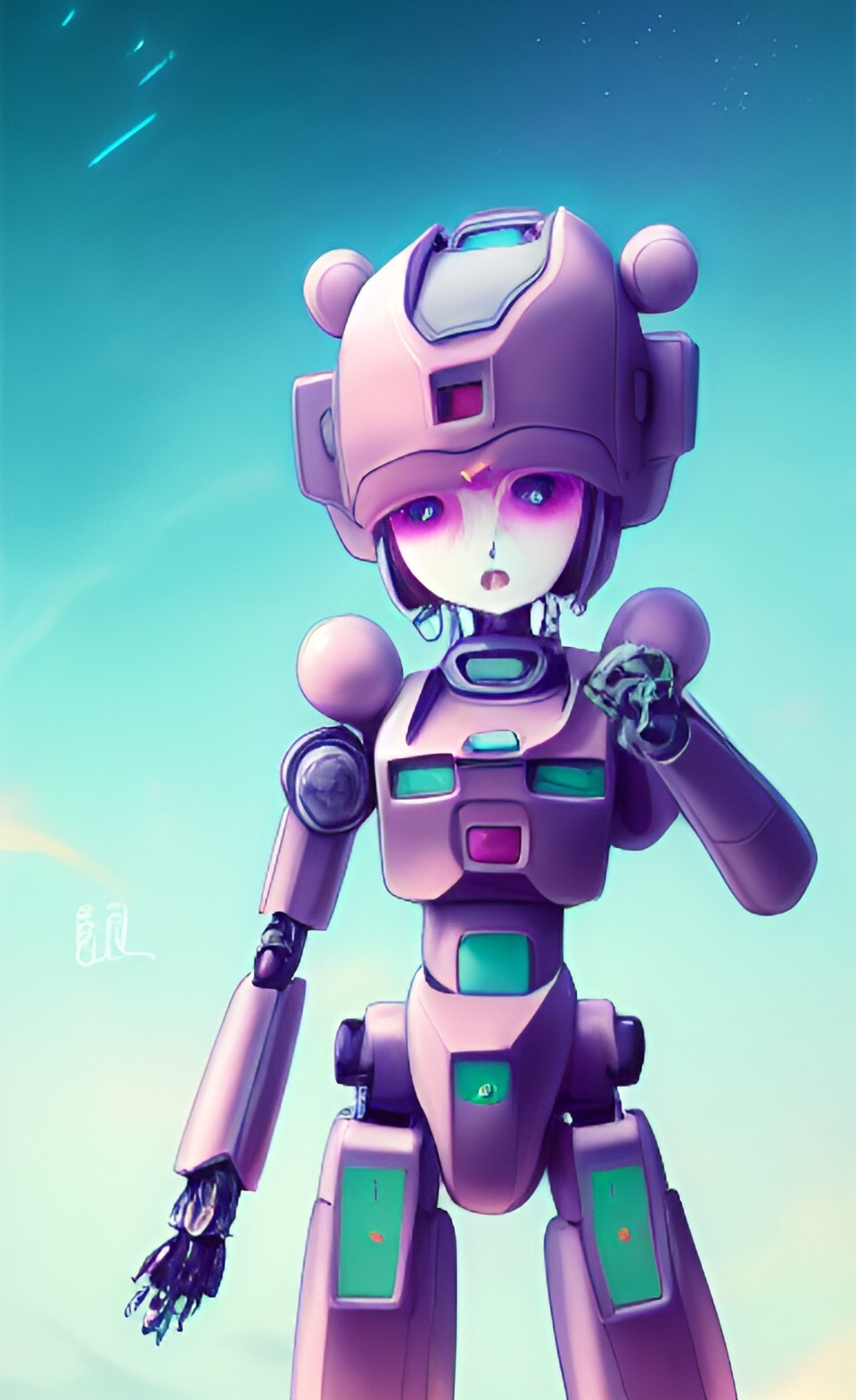 ArtStation - cute bot 422jpg wombo art | Artworks