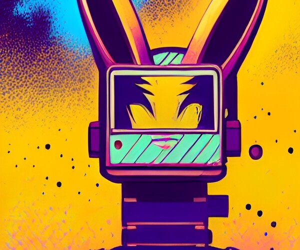 ArtStation - Ready rabbit sky command 468jpg wombo art | Artworks