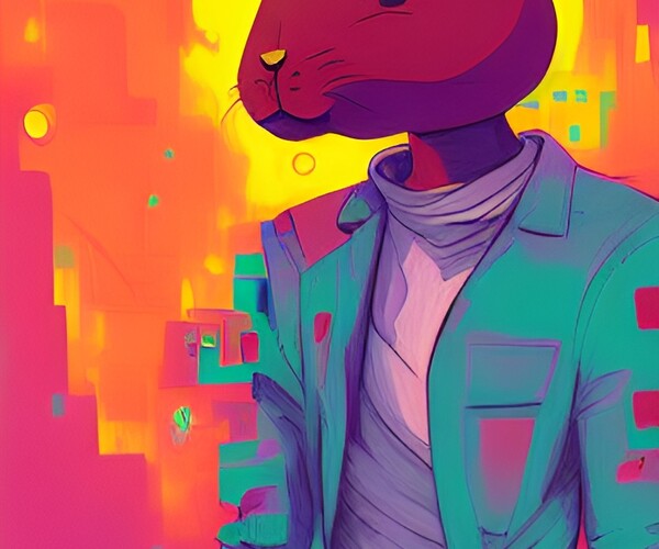 ArtStation - Ready rabbit sky command 468jpg wombo art | Artworks