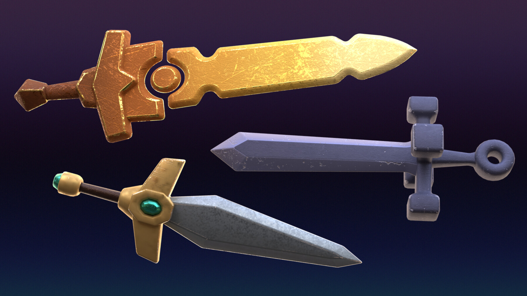 ArtStation - 7 Swords bundle | Game Assets