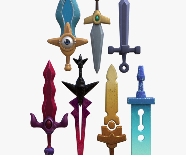 ArtStation - 7 Swords bundle | Game Assets