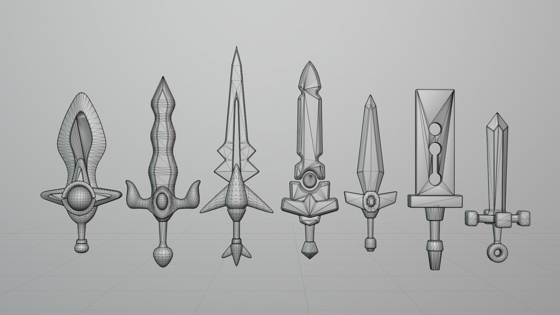 ArtStation - 7 Swords bundle | Game Assets