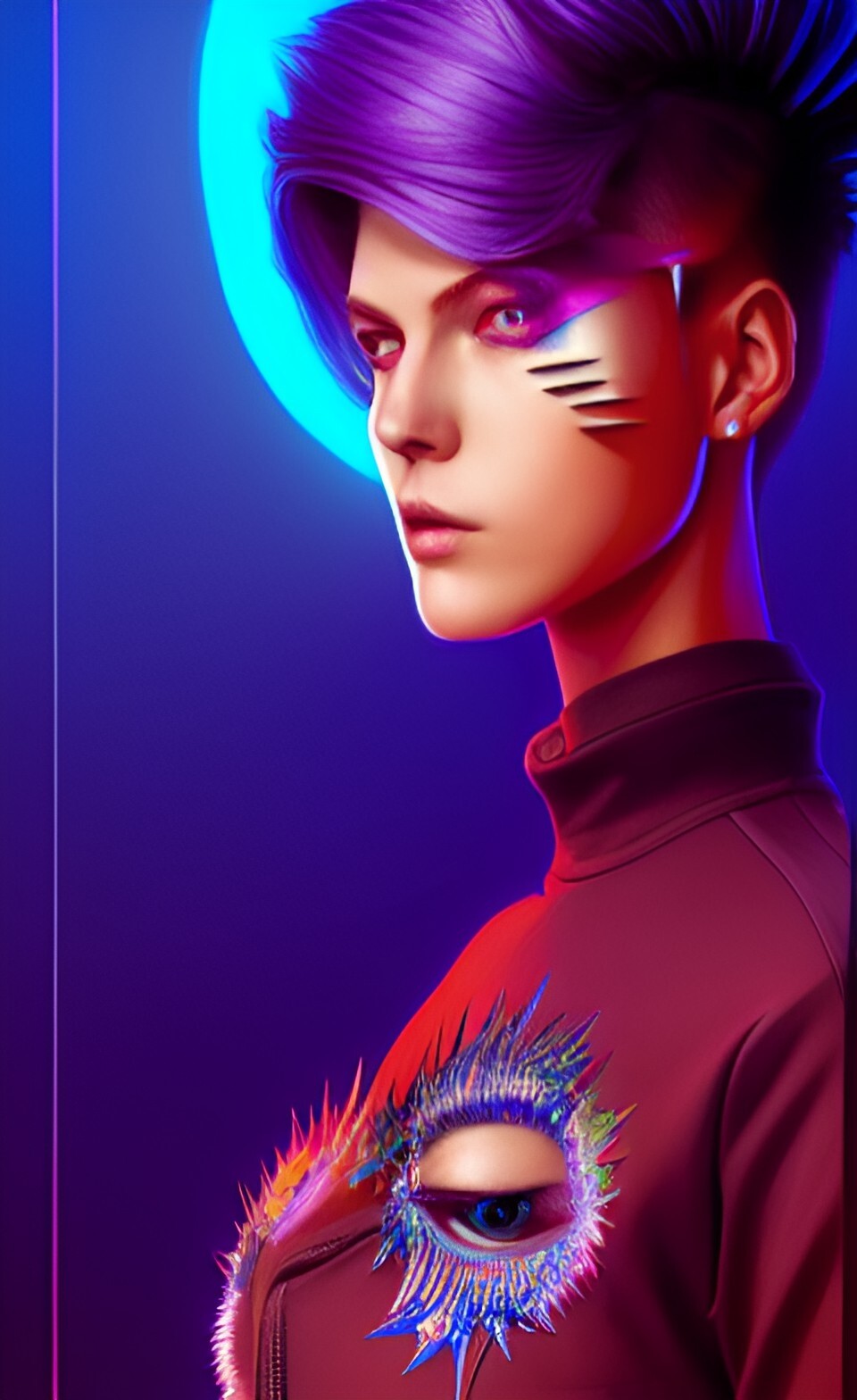 ArtStation - Cyber punk lady 260 jpg wombo art | Artworks