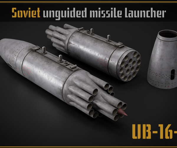 ArtStation - Game ready models of soviet UB-16-57-series unguided ...