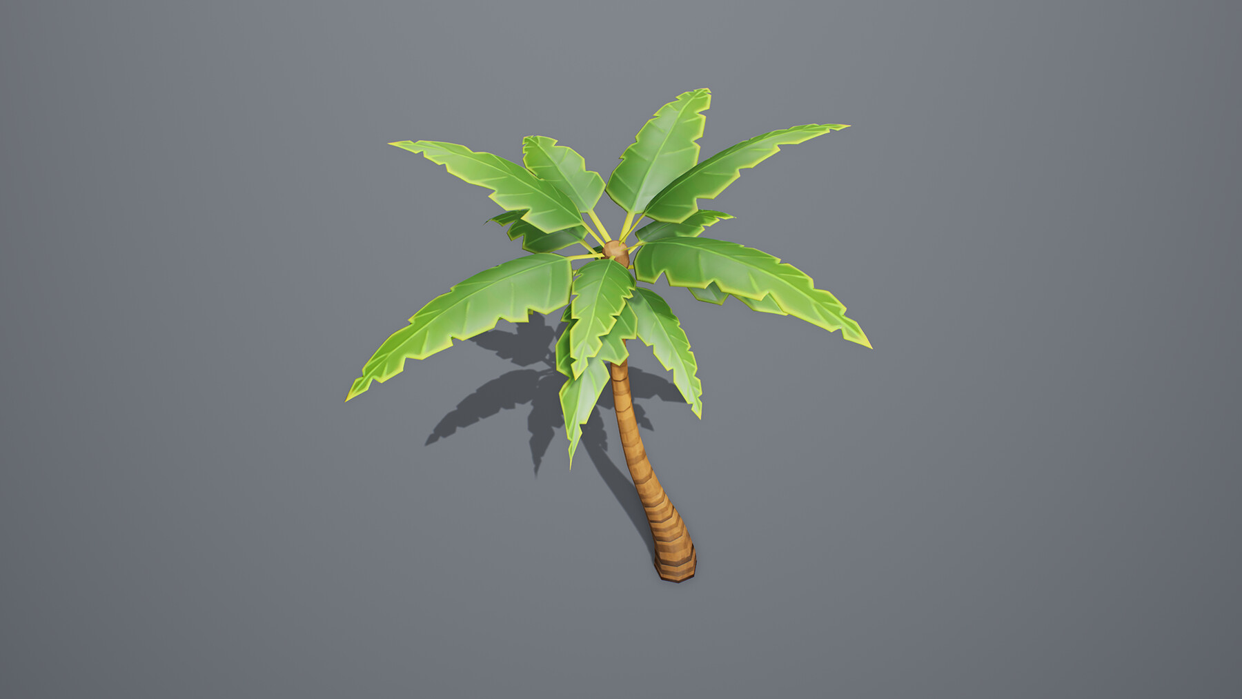 ArtStation - Stylized Palm Tree 01 | Game Assets