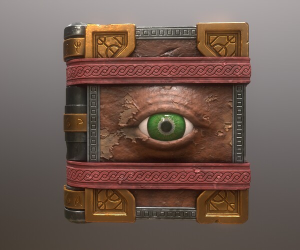 ArtStation - Monster Book | Game Assets