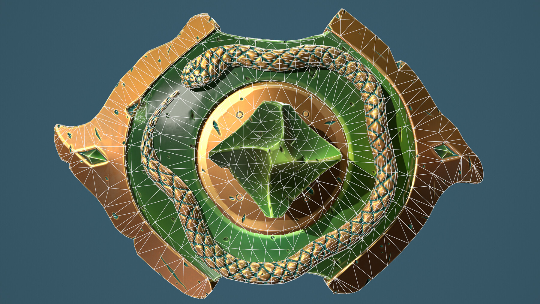 ArtStation - Snake shield | Game Assets