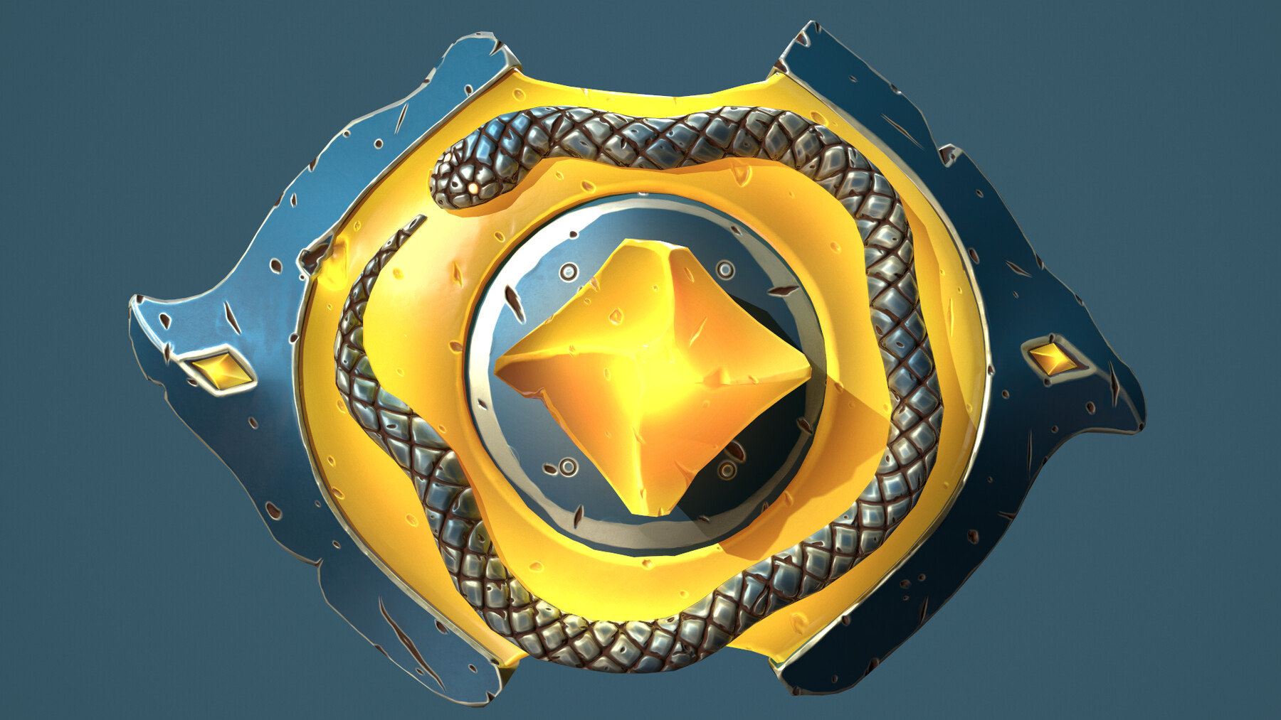 ArtStation - Snake shield | Game Assets